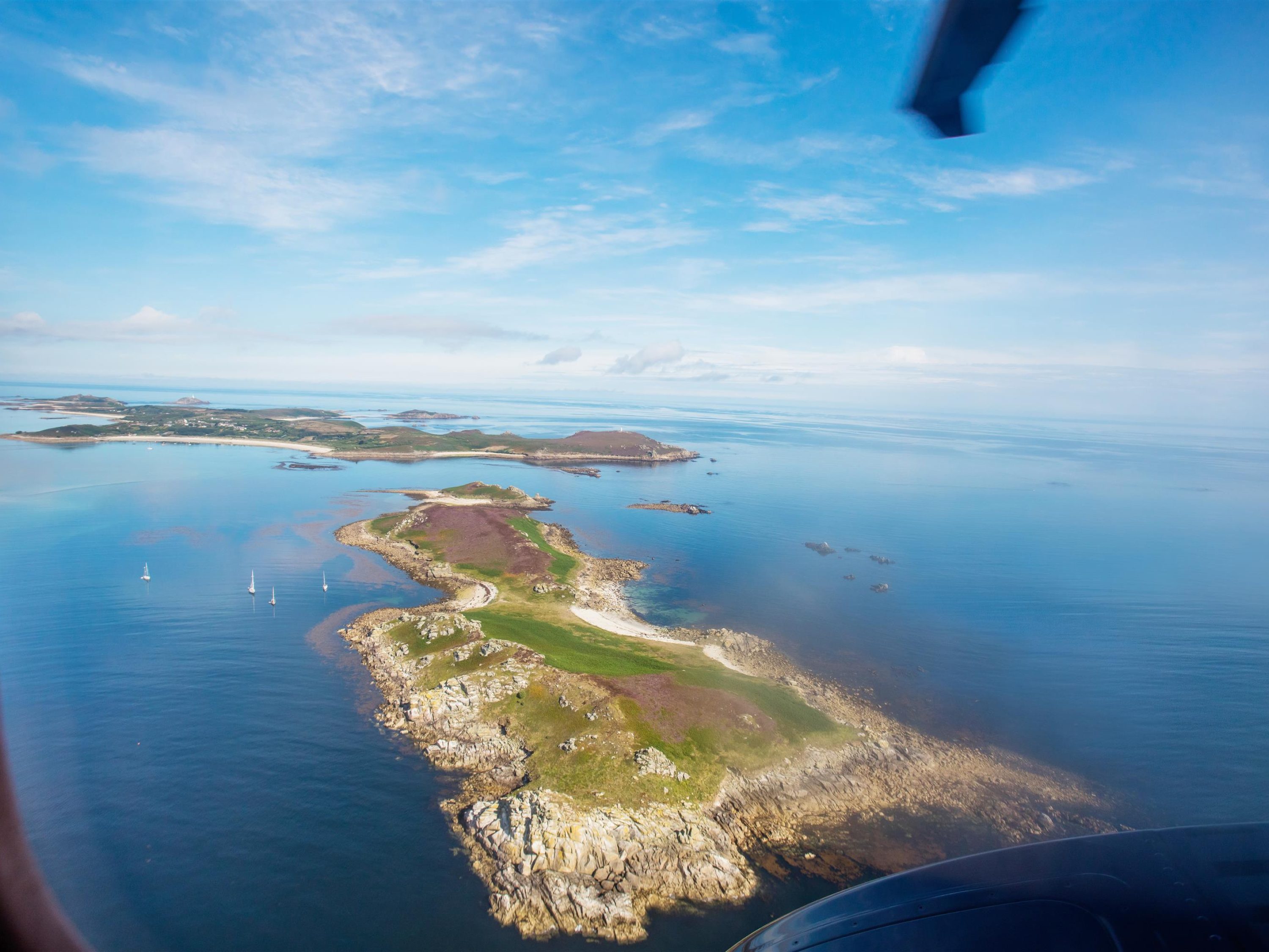 Fly Direct to Tresco Island with Penzance Helicopters | Tresco Island